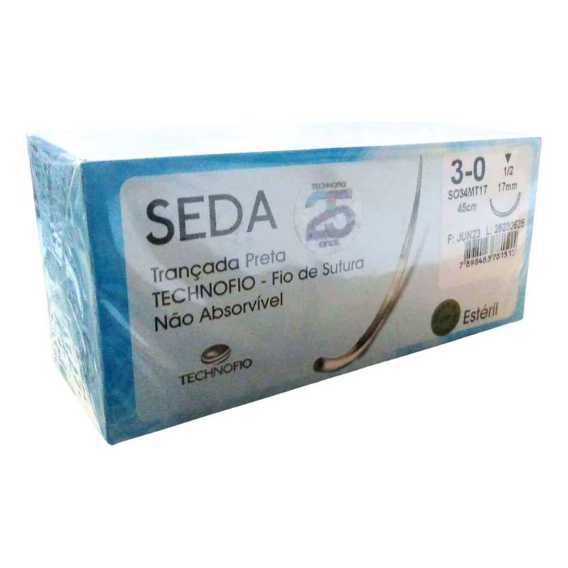 Fio de Sutura de Seda - Technofio - Dentalshop Fio de Sutura de Seda - Technofio - Dentalshop
