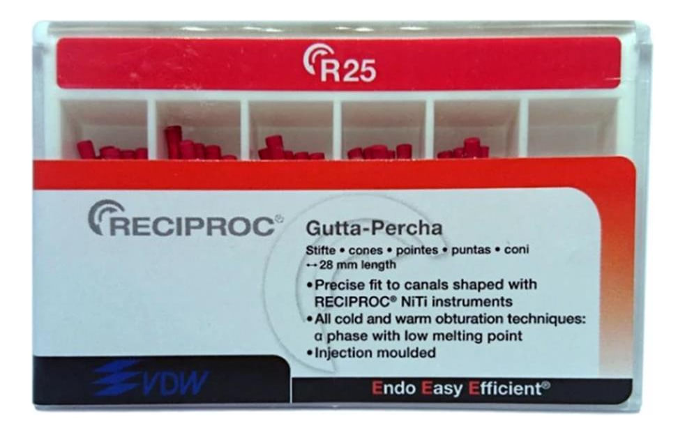 Guta Percha Reciproc R25 - VDW - Dentalshop