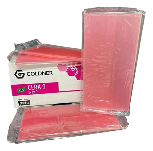 Cera Rosa 9 com 225g - Goldner - Dentalshop